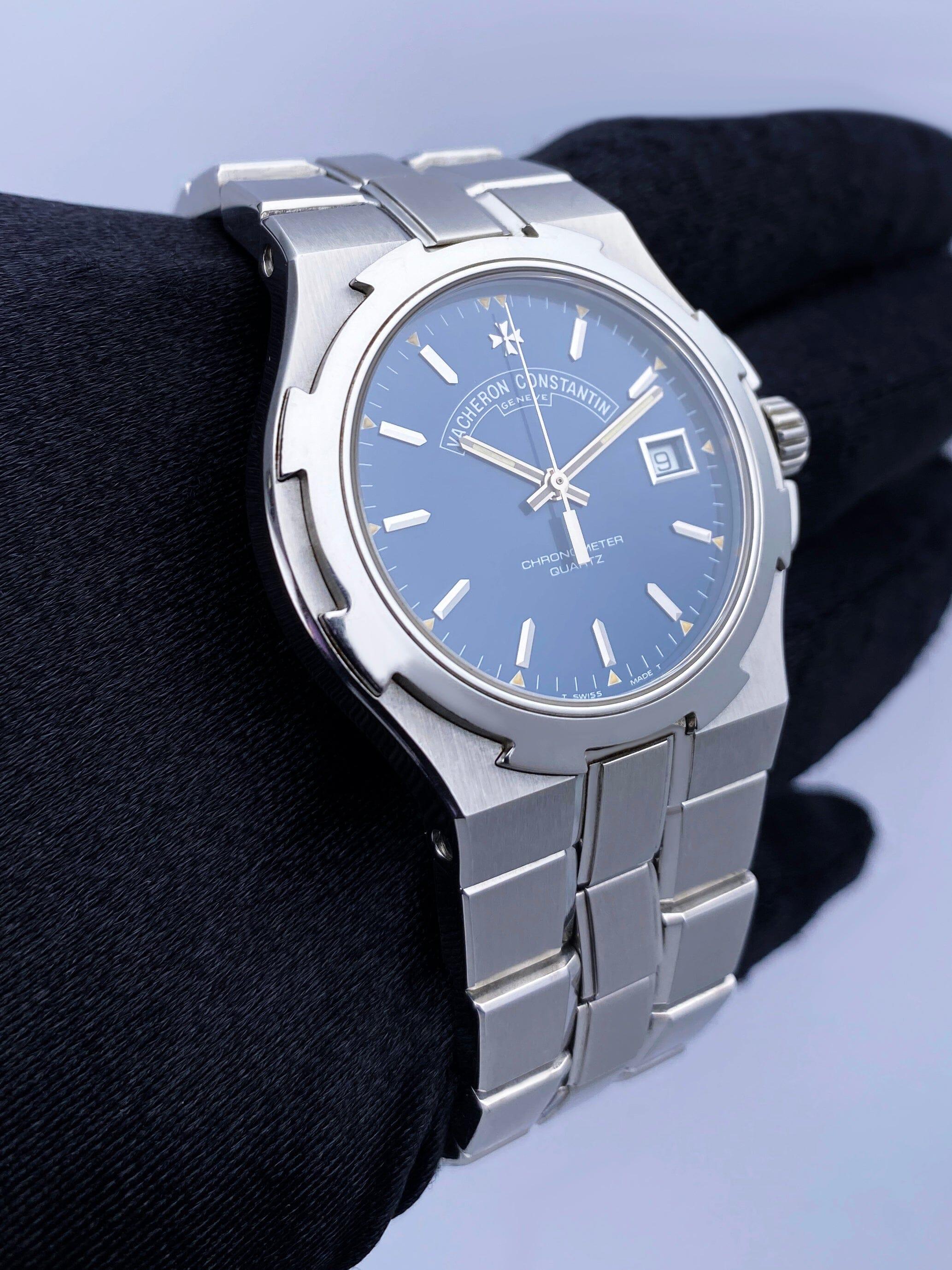 Vacheron Constantin Overseas 72040/423a Blue Dial Mens Watch Box Papers ...