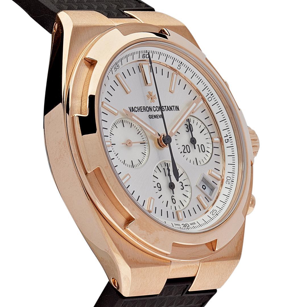 Vacheron Constantin Overseas Chronograph Rose Gold White Dial 5500V ...
