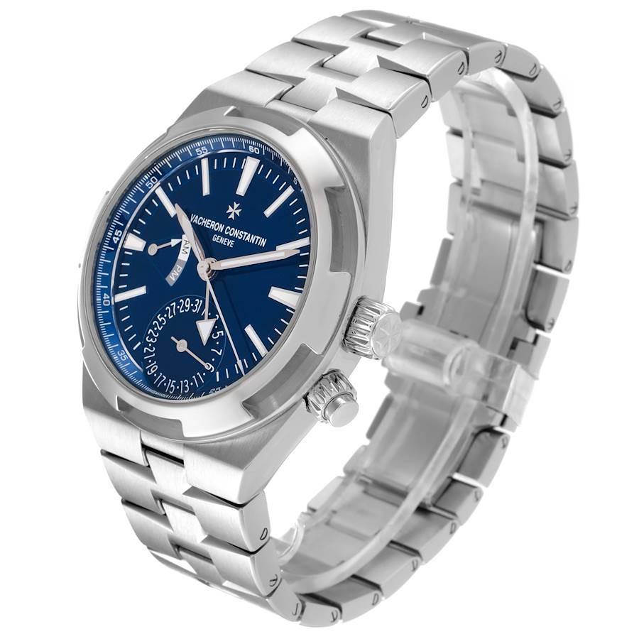 Vacheron Constantin Overseas Dual Time Blue Dial Steel Watch 7900V Box ...