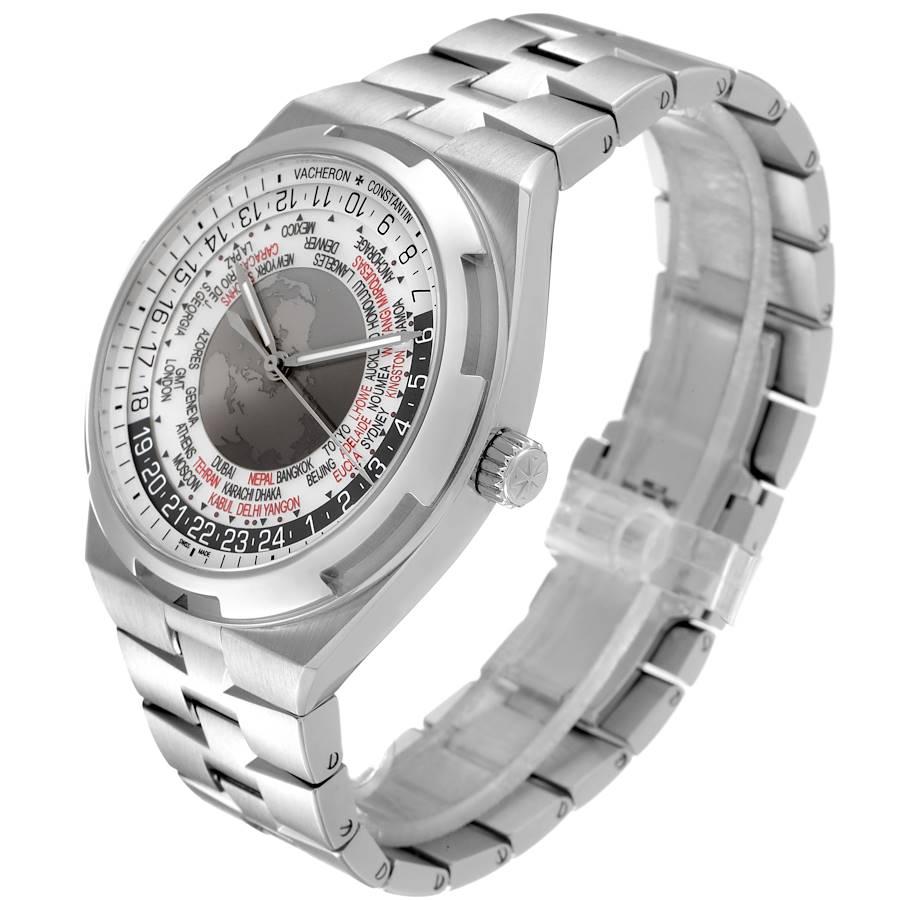 Vacheron Constantin Overseas World Time Steel Mens Watch 7700V For Sale ...