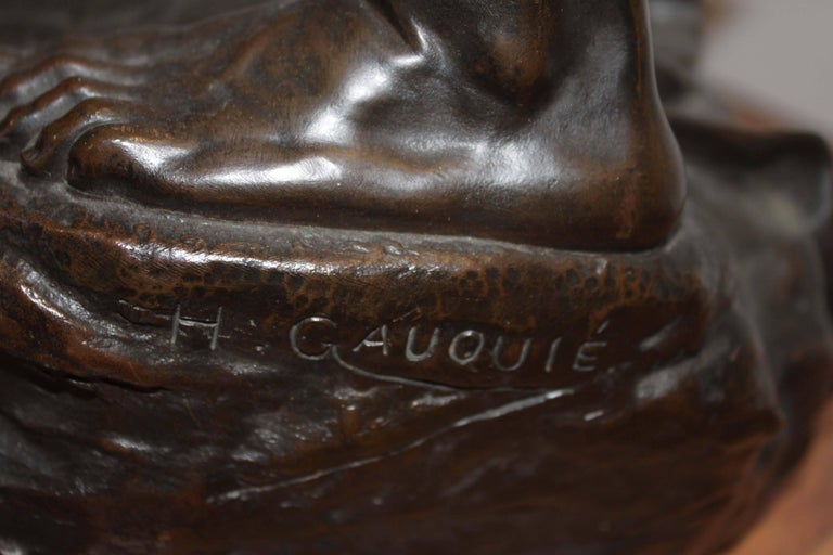 "Vae Victis", Large Bronze Sculpture by Henri Désiré Gauquié at 1stdibs