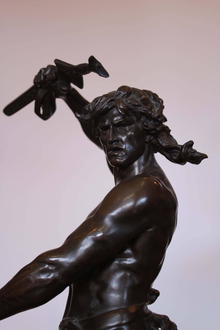 "Vae Victis", Large Bronze Sculpture by Henri Désiré Gauquié at 1stDibs