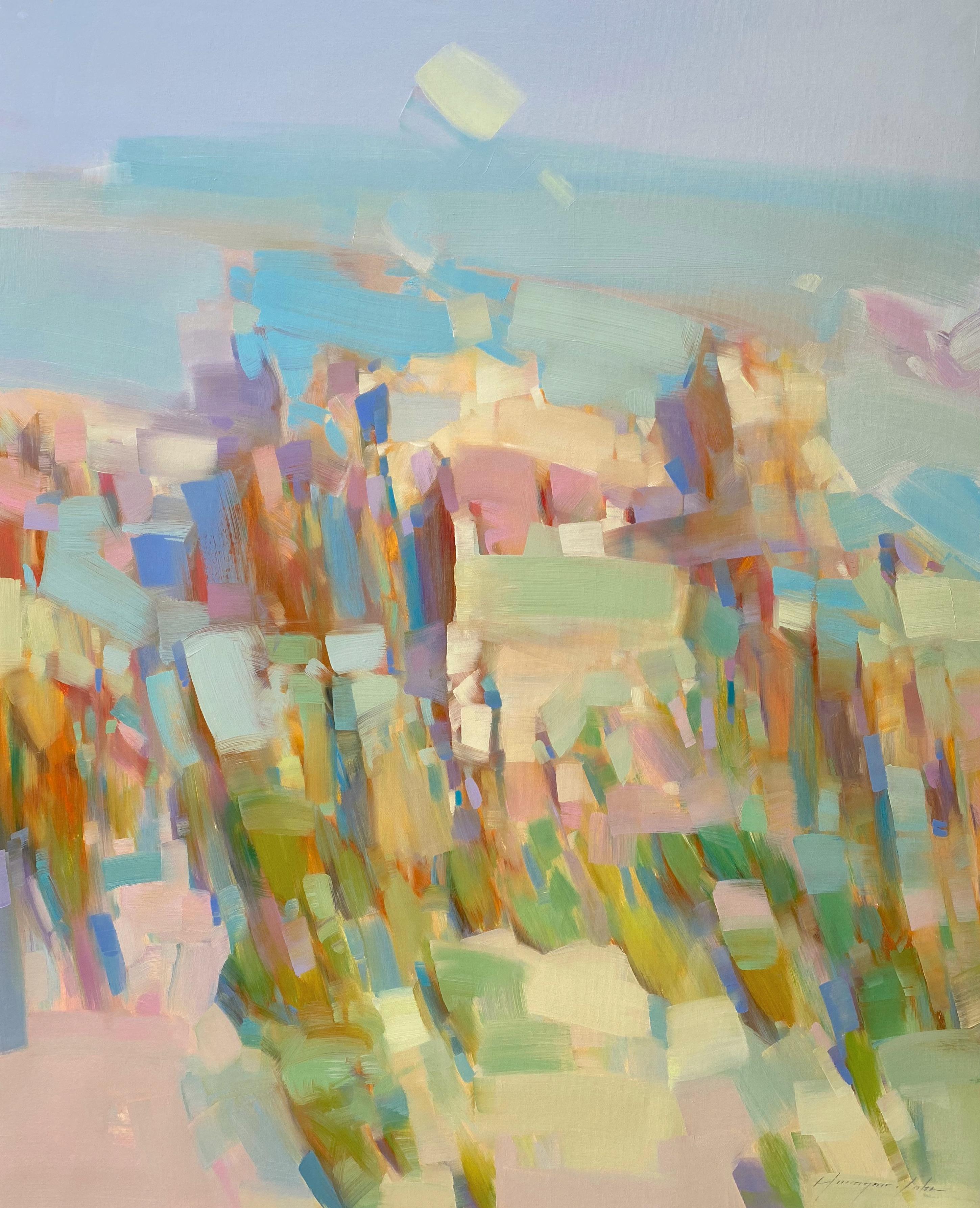 Vahe Yeremyan - Cliffs, Original Oil Painting, Ready to Hang at 1stDibs