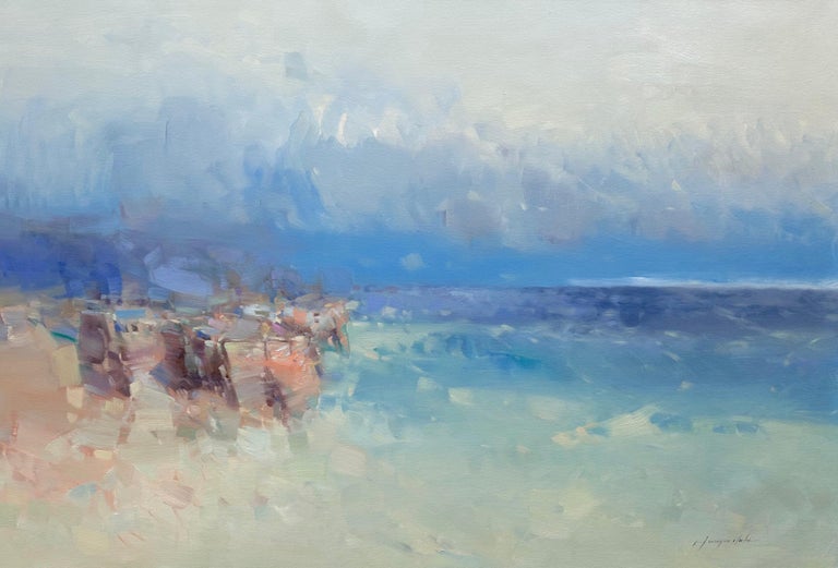 Vahe Yeremyan - Coastal, Original oil Painting, Ready to Hang For Sale ...