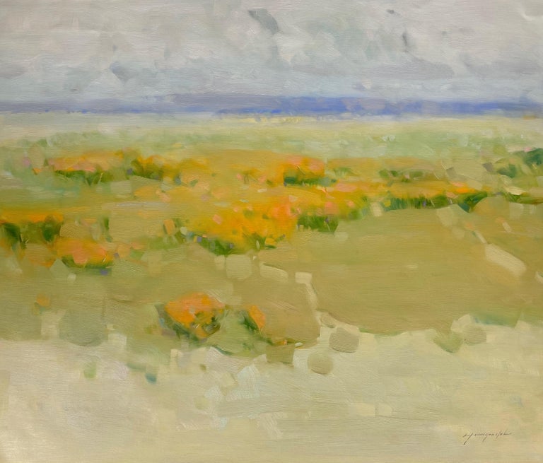 Vahe Yeremyan - Flowers Valley, Original oil Painting, Ready to Hang ...