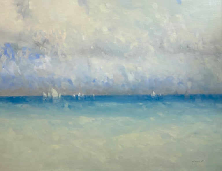 Vahe Yeremyan - Ocean Breeze, Original oil Painting, Ready to Hang For ...