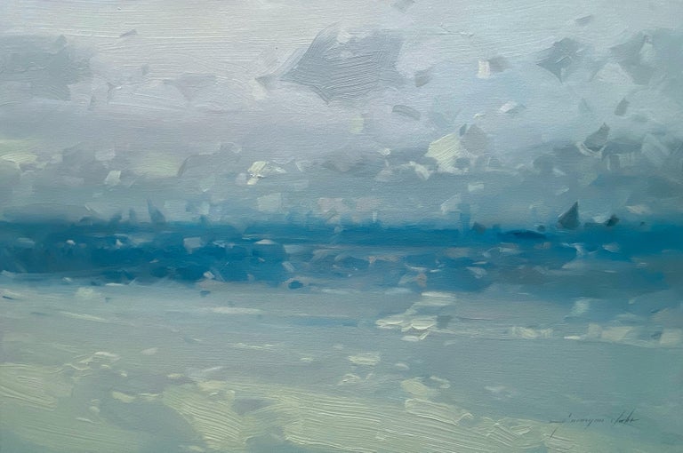Vahe Yeremyan - Ocean View, Original oil Painting, Ready to Hang For ...