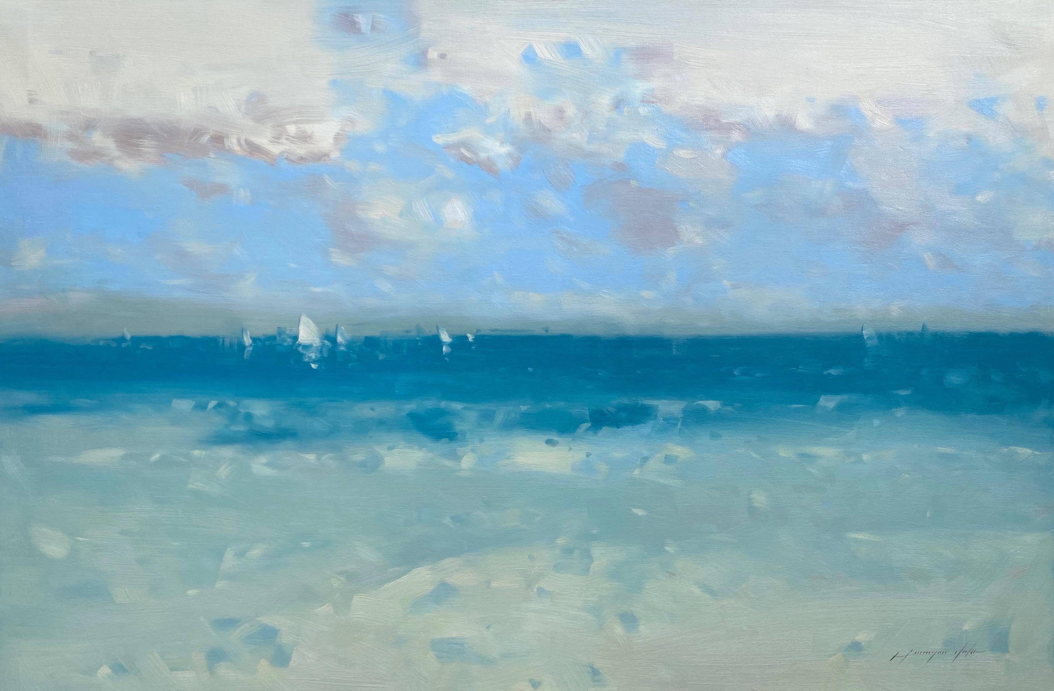 Vahe Yeremyan - Valley, Original oil Painting, Ready to Hang at 1stDibs