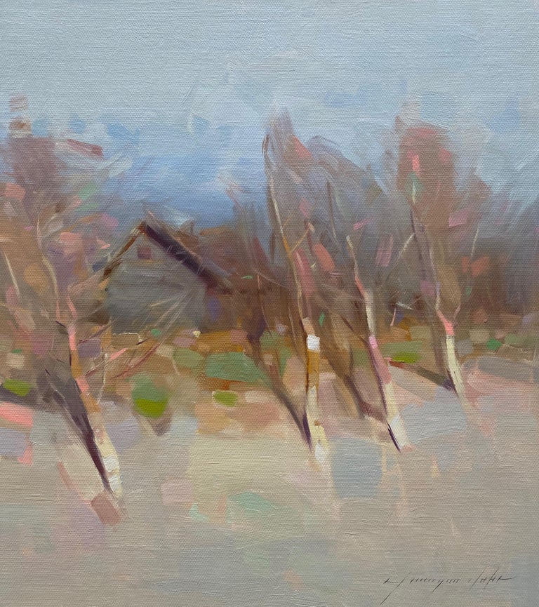 Vahe Yeremyan - Village, Original oil Painting, Ready to Hang For Sale ...