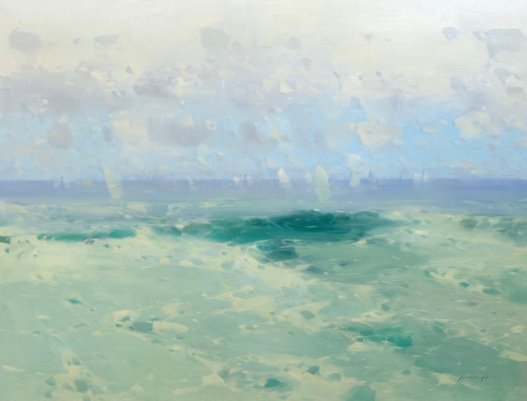 Vahe Yeremyan - Wave, Original oil Painting, Ready to Hang For Sale at ...