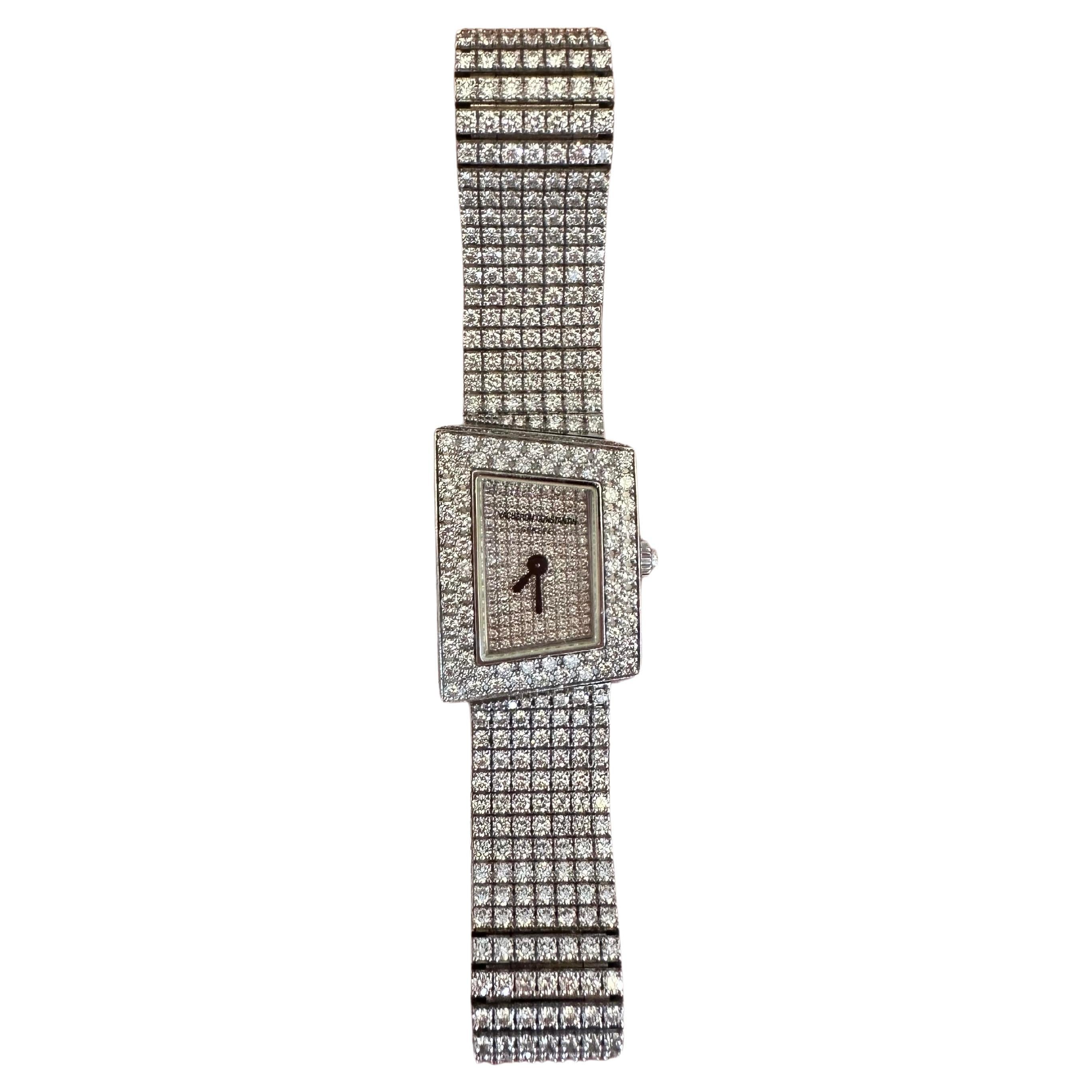 Vaheron Constantin "MCMLXXII'' Asymmetric Diamond Watch For Sale at 1stDibs
