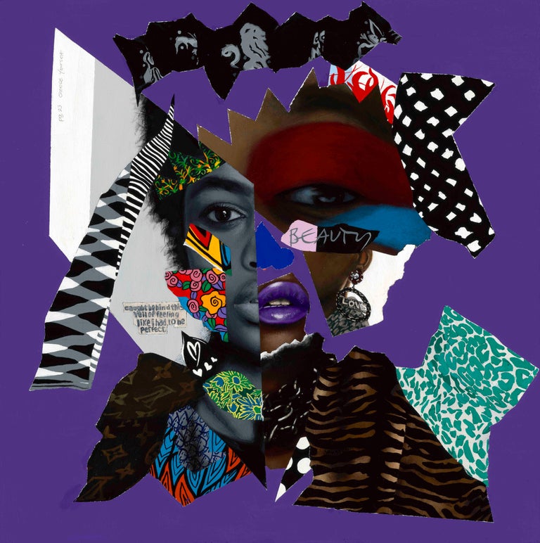 Vakseen - "Unveiled" Acrylic Painting For Sale at 1stDibs