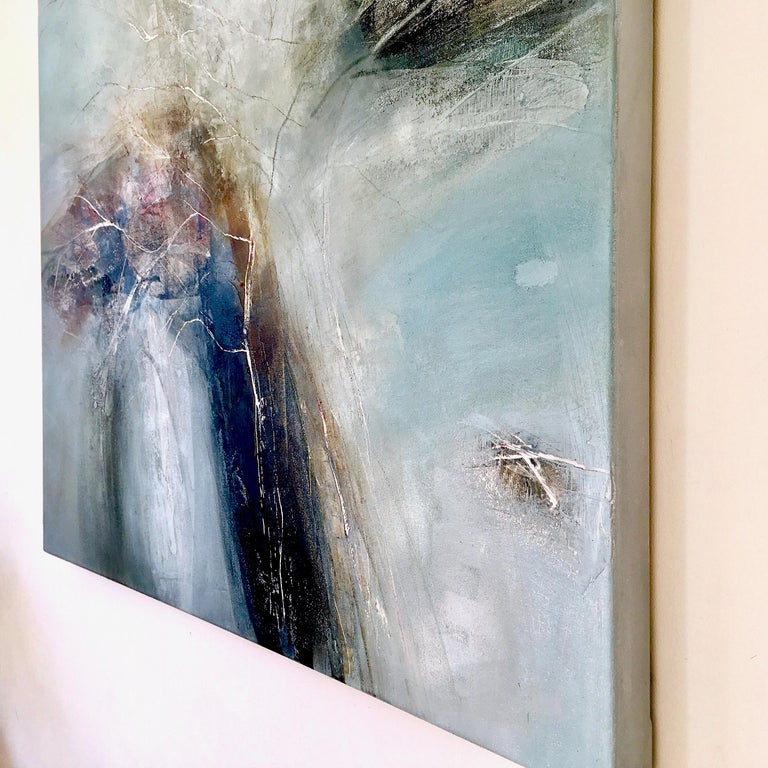 Val Hudson - Homage to Tree II - contemporary abstract oil wax ...