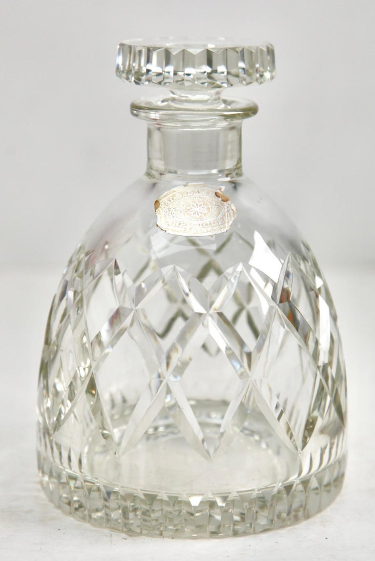 Val Saint Lambert Cut-Crystal Decanter 20th Century, Founded in 1826 ...