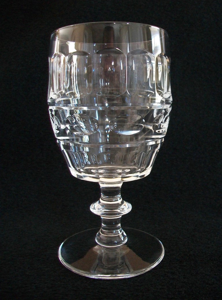 Val St. Lambert, Blarney, 62 Pieces Crystal Stemware, Belgium, Circa 1950-62 For Sale at 1stDibs