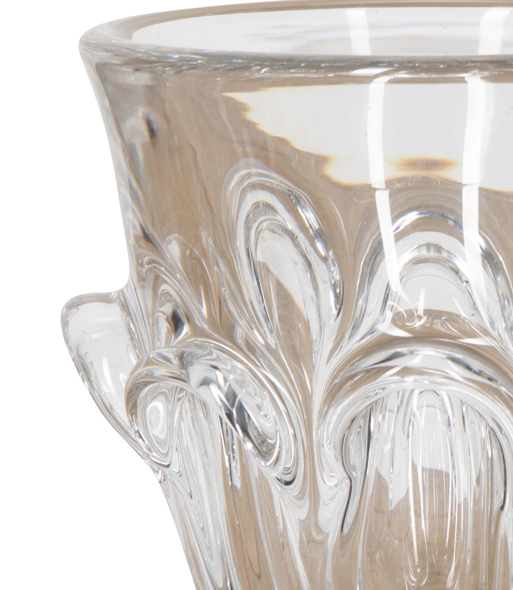 Val St Lambert Crystal Vase For Sale at 1stDibs