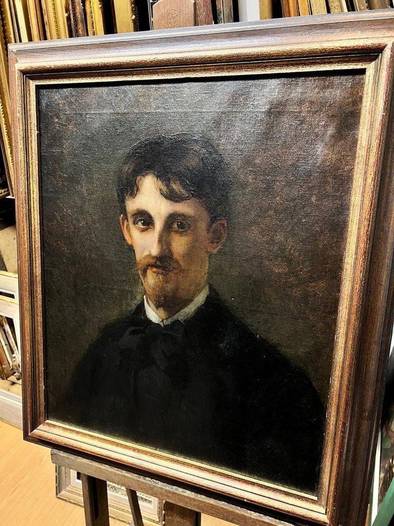 Valadon - Antique French Impressionist Signed Oil Painting Portrait of ...