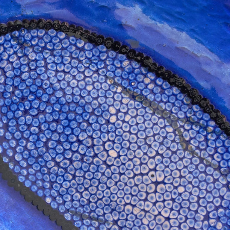 Valenti Hand-Hammered and Enameled Bowl, Italy, 1960s For Sale at 1stDibs