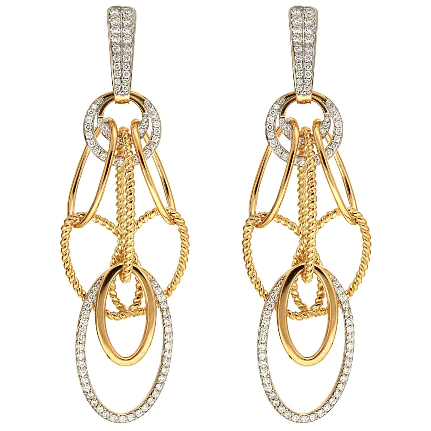 Emerald Crystal Earrings by JCM London For Sale at 1stDibs