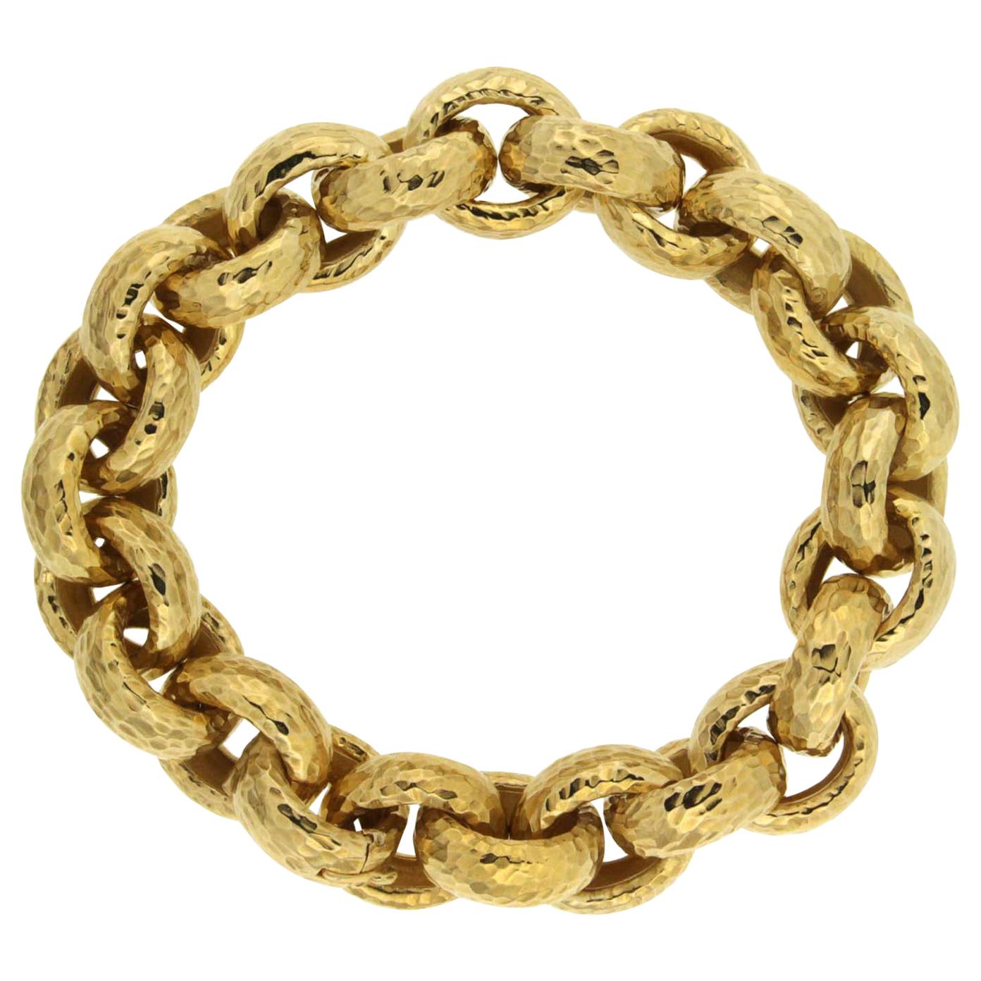Jean Vitau Harmonie Yellow Gold Bracelet at 1stDibs