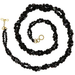 Valentin Magro Mother of Pearl and Onyx Necklace For Sale at 1stDibs