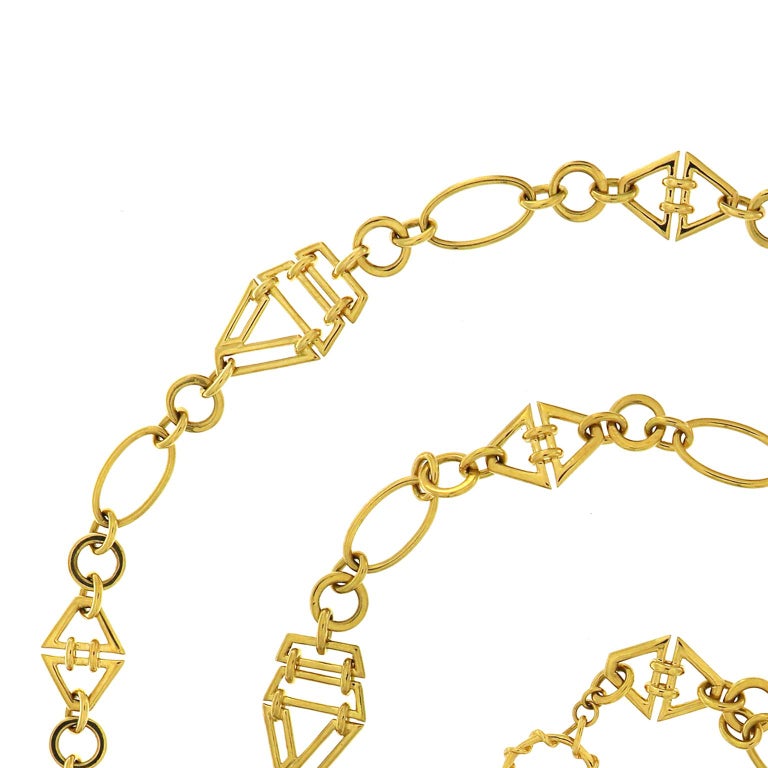 Valentin Magro Sail Boat Chain Necklace For Sale at 1stDibs