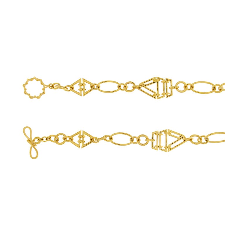 Valentin Magro Sail Boat Chain Necklace For Sale at 1stDibs