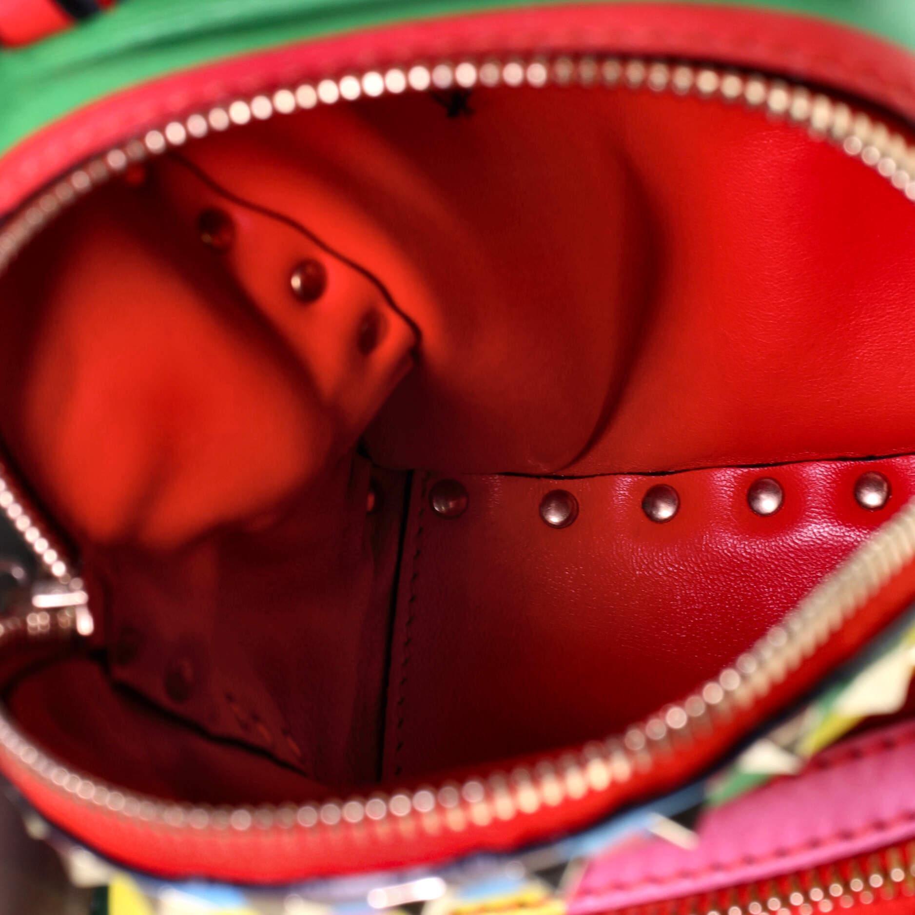 Valentino 1973 Rockstud Backpack Striped Leather Mini at 1stDibs