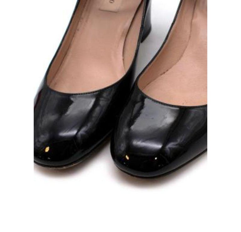 Valentino Black Perspex Ankle Strap Pumps For Sale at 1stDibs