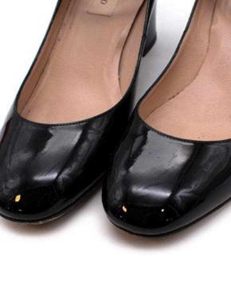 Valentino Black Perspex Ankle Strap Pumps For Sale at 1stDibs