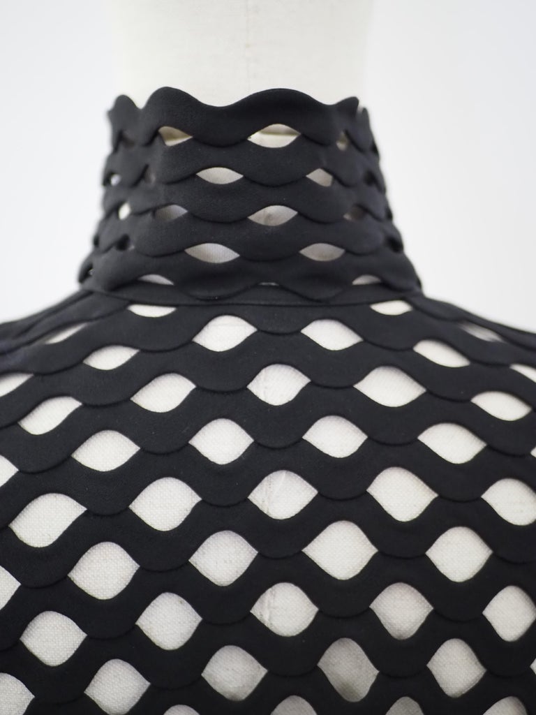 Valentino black see through jacket For Sale at 1stDibs