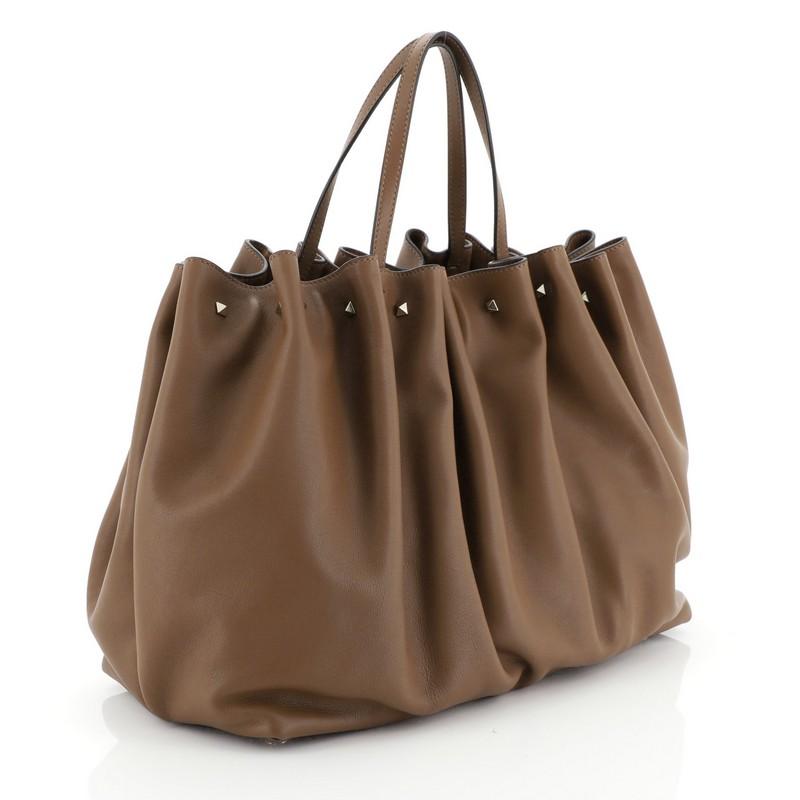 Valentino Bloomy Tote Leather Large at 1stDibs