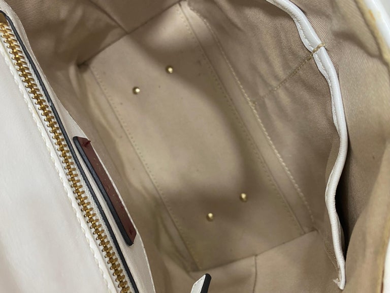 Valentino Candystud White Shoulder Bag For Sale at 1stDibs