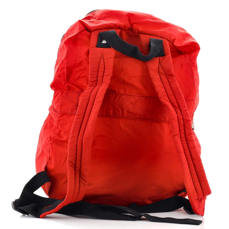 Valentino Convertible Expandable Backpack Nylon For Sale at 1stDibs