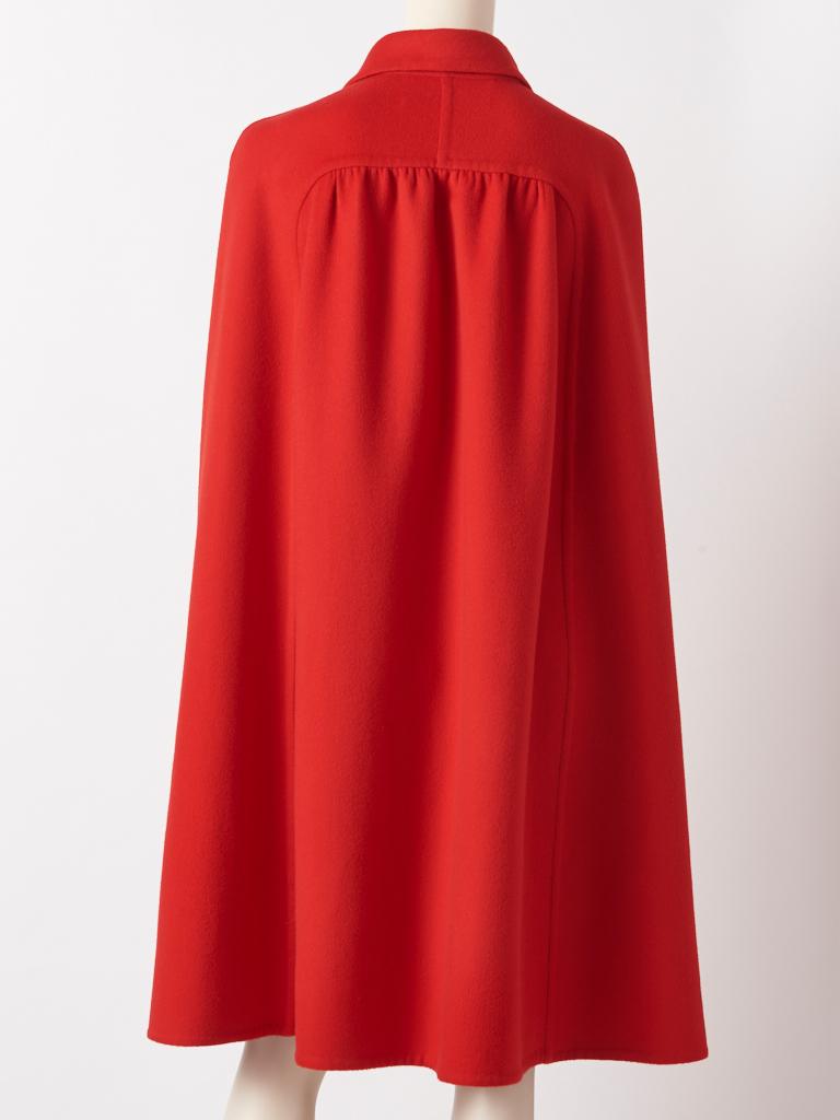 Valentino Double Face Cashmere and Wool Cape at 1stDibs