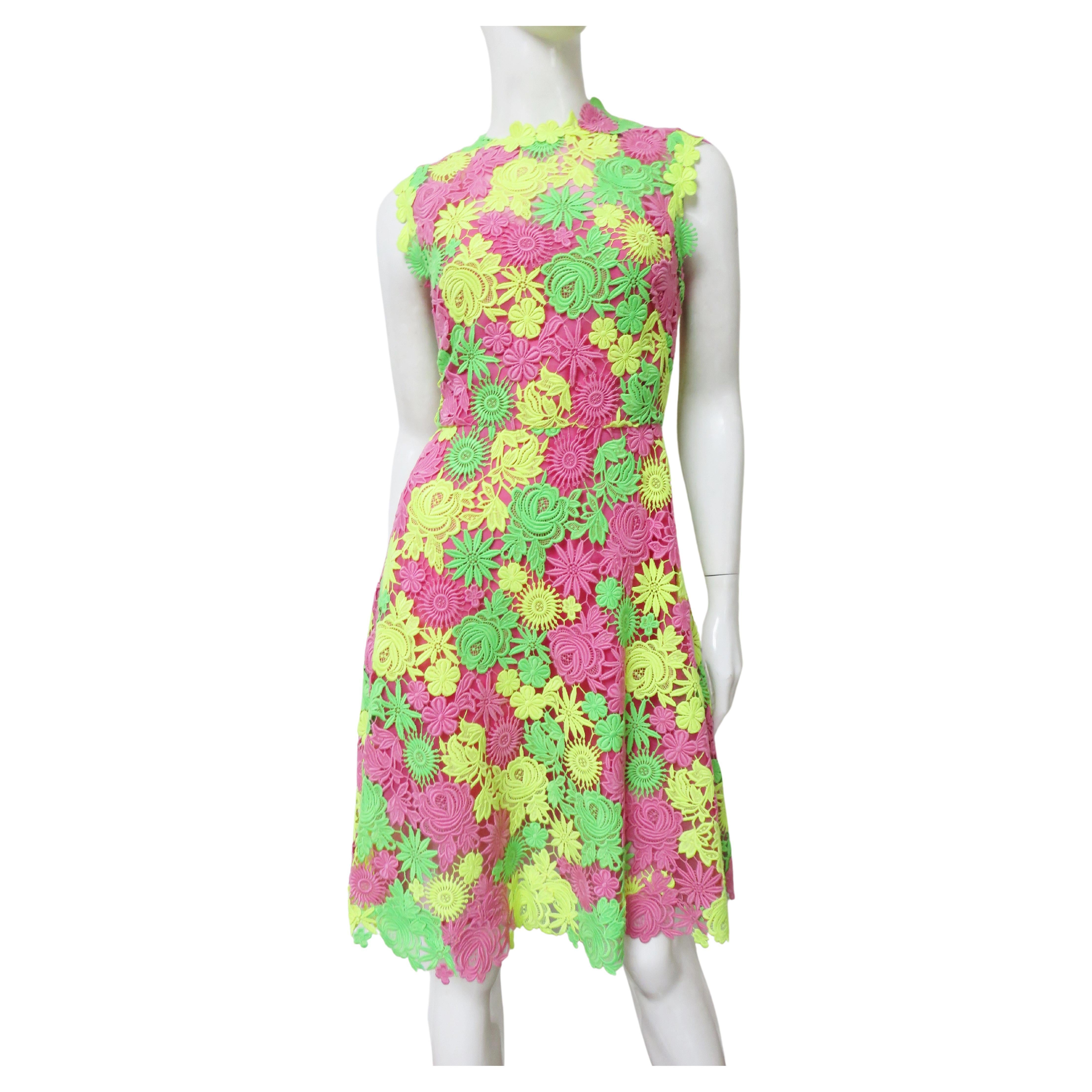 Valentino Haute Couture Floral Print Silk Chiffon Blouse And Skirt