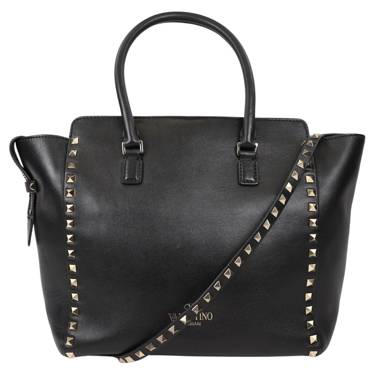Valentino Garavani Rockstud leather handbag For Sale at 1stDibs