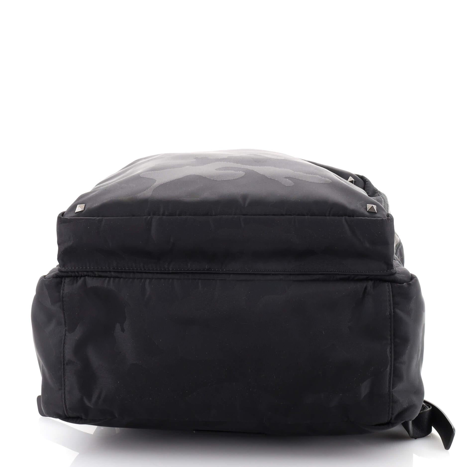 Valentino Garavani Top Handle Backpack Camo Nylon For Sale at 1stDibs