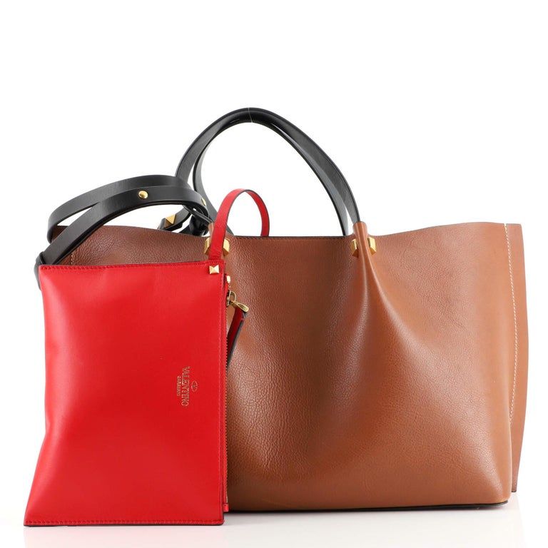 Valentino Garavani VLogo Escape Tote Leather Medium at 1stDibs