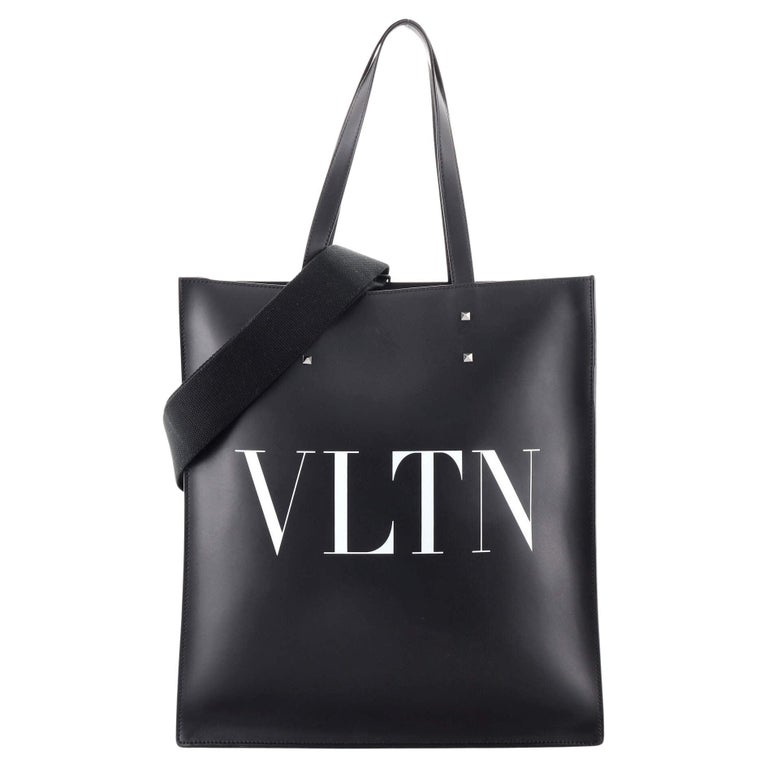Valentino Garavani VLTN Rockstud Shopping Tote Printed Leather Tall For ...