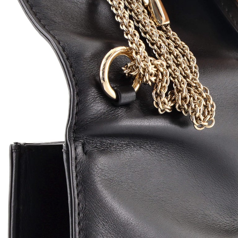Valentino Glam Lock Shoulder Bag Leather Medium For Sale at 1stDibs