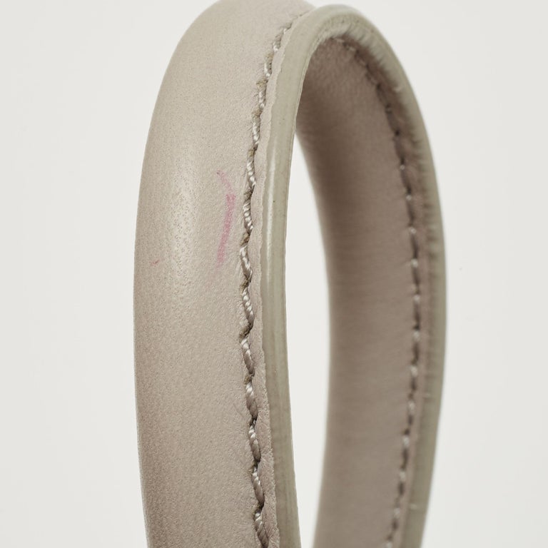 Valentino Grey Leather Petal Embroidered Alice Glam Frame Satchel For ...