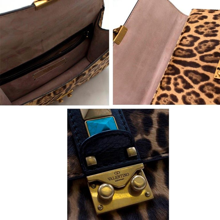 Valentino Leopard Print Pony Hair Shoulder Bag For Sale at 1stDibs ...