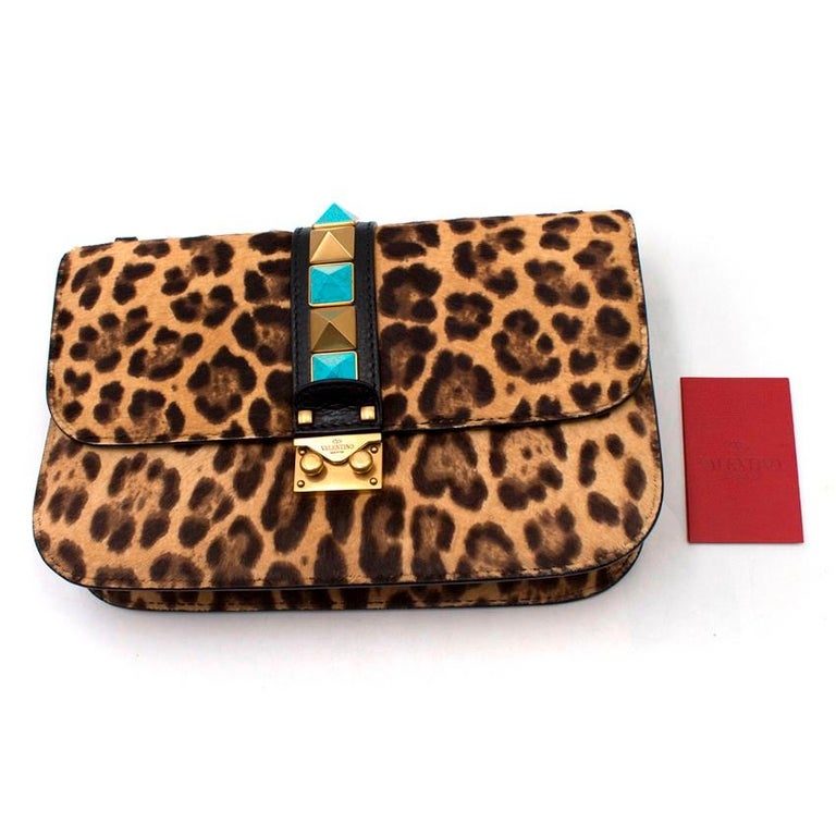 Valentino Leopard Print Pony Hair Shoulder Bag For Sale at 1stDibs ...