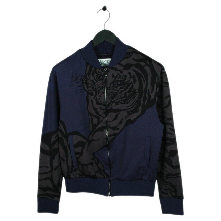 Valentino Men 1967 Painted Tiger Bomber Track Jacket Size S For Sale at ...
