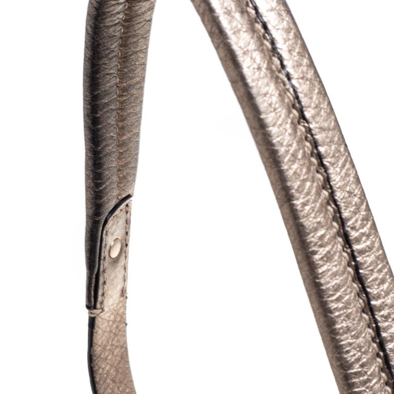 Valentino Metallic Light Brown Leather Mini Rockstud Backpack at 1stDibs