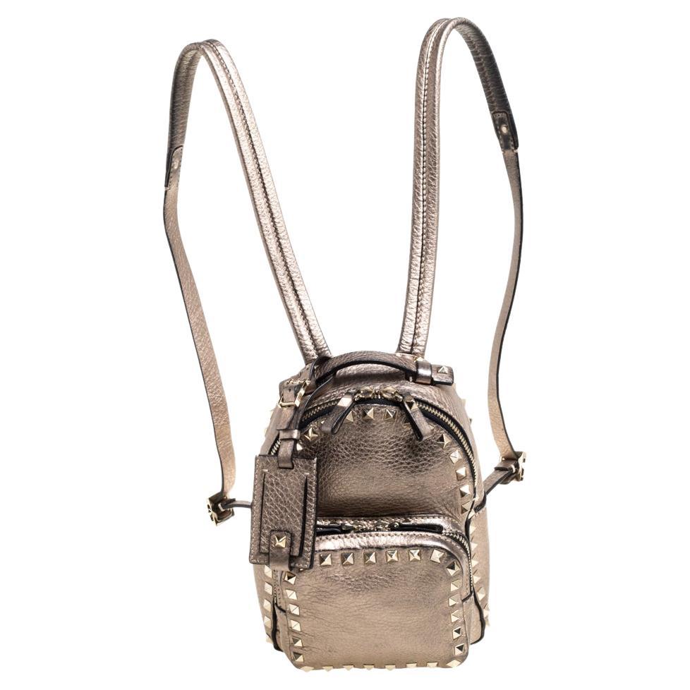 NWOT Valentino Red Nylon Mini Rockstud Backpack For Sale at 1stDibs ...