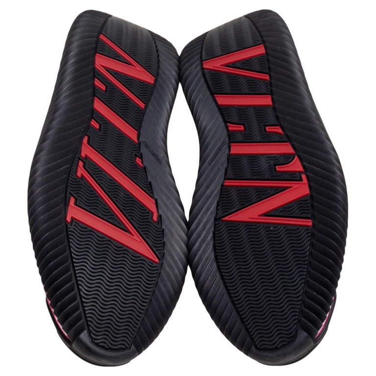 Valentino Multicolor Neoprene and Leather Wade Runner Sneakers Size 40 ...