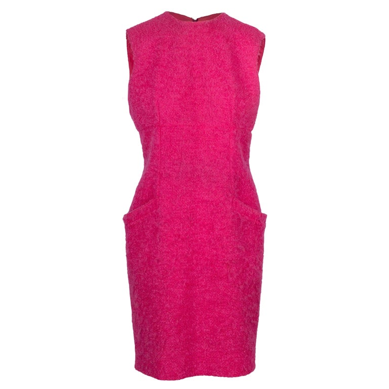 Valentino Pink Wool Dress with Jacket - '80s For Sale at 1stDibs