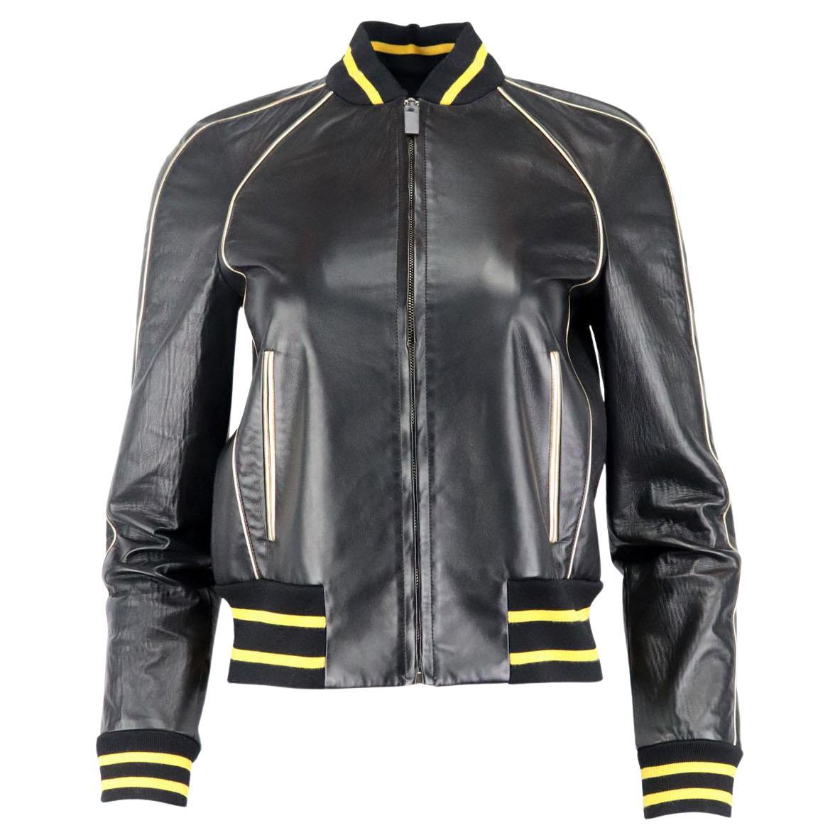 Valentino Love Blade Embellished Leather Jacket For Sale at 1stDibs ...